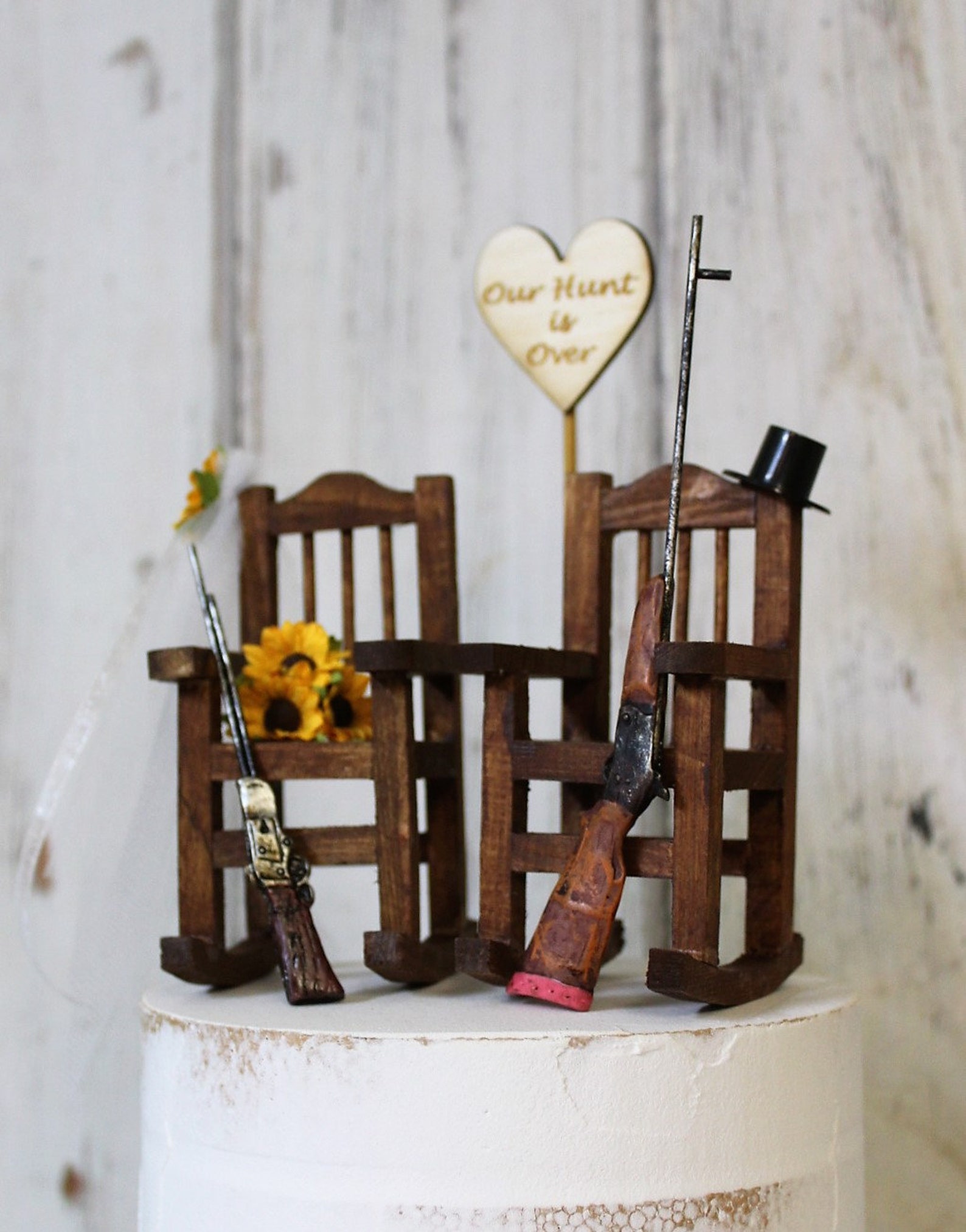 Hunting Wedding Cake Topper 6 Cake Topper - Etsy