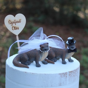 Otter-wedding-bride-groom-animal-unique-funny-wildlife-significant ...