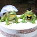 Frog-cake Topper-wedding-anniversary-bride-groom-funny-unique - Etsy