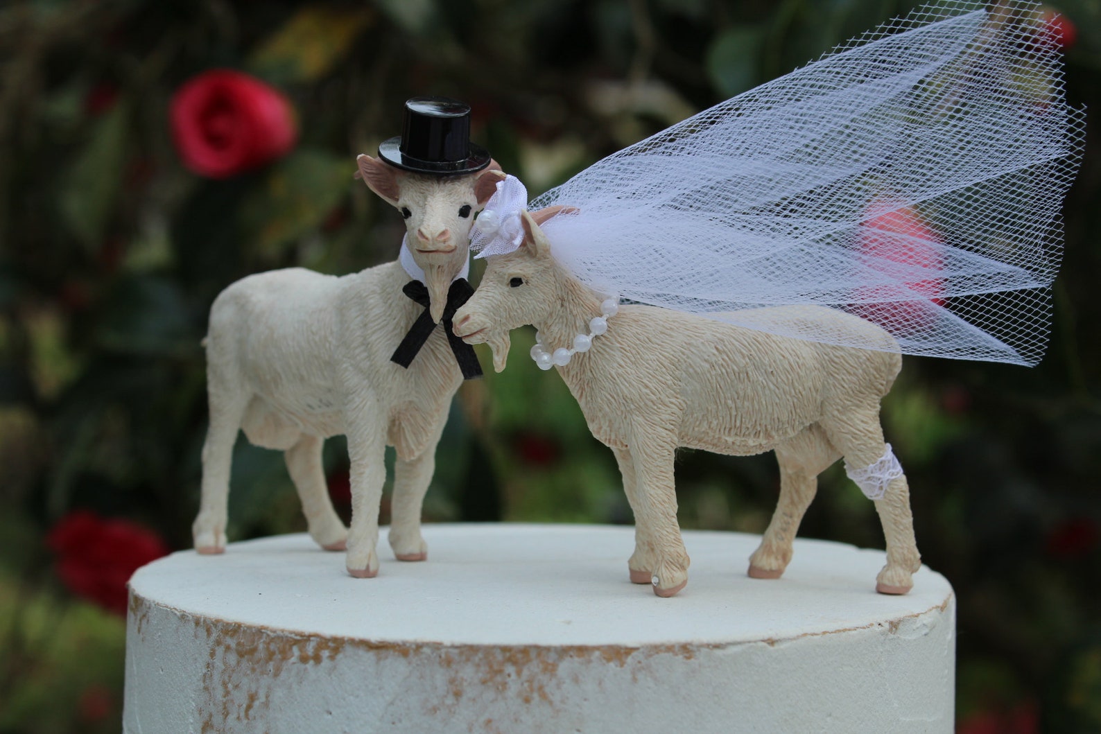 Goat Cake Topper-wedding-farm-animal-billy Goat-nanny Goat-funny-unique ...