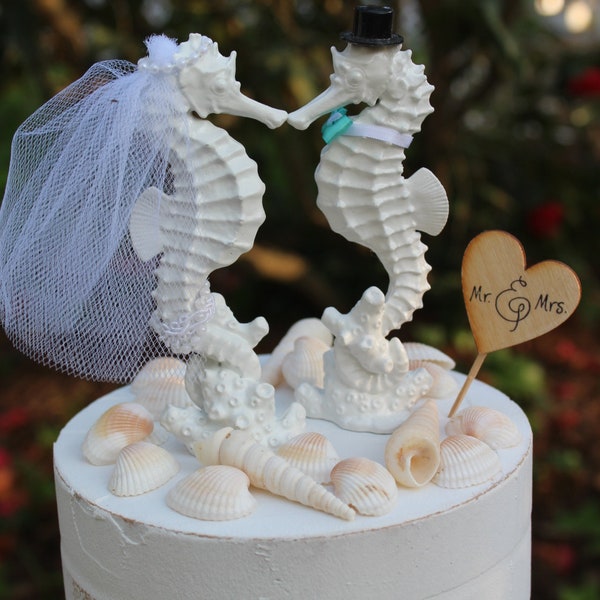 Seahorse Cake Topper - Etsy Australia