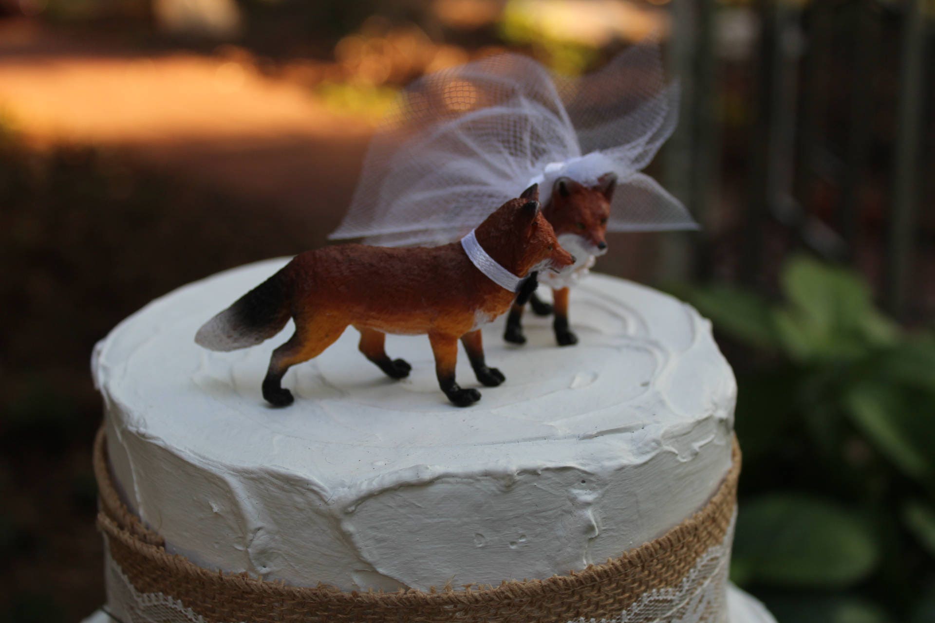 Fox Cake Topper Fox Wedding Cake Topper Animal Cake Topper - Etsy UK