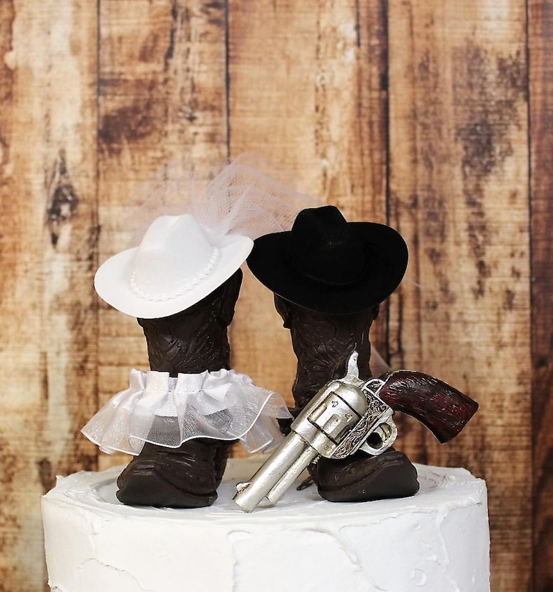 Boots and Gun Cake Topper Hunting-shotgun Wedding Rustic - Etsy