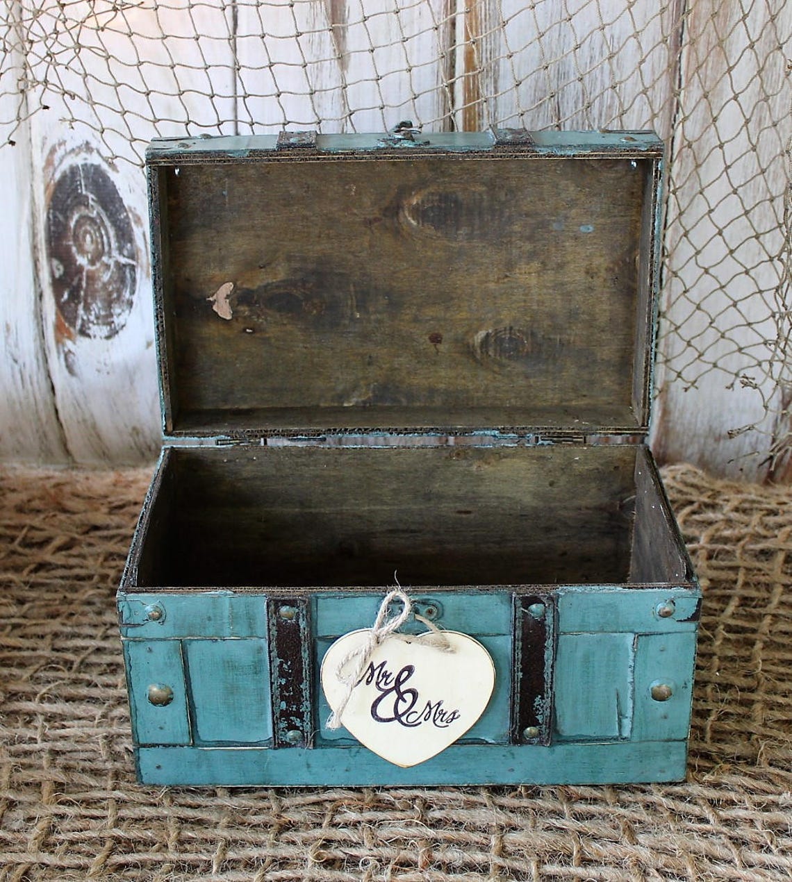 Wedding Wishes Box With Note Cards Shabby Chic Wedding Decor - Etsy
