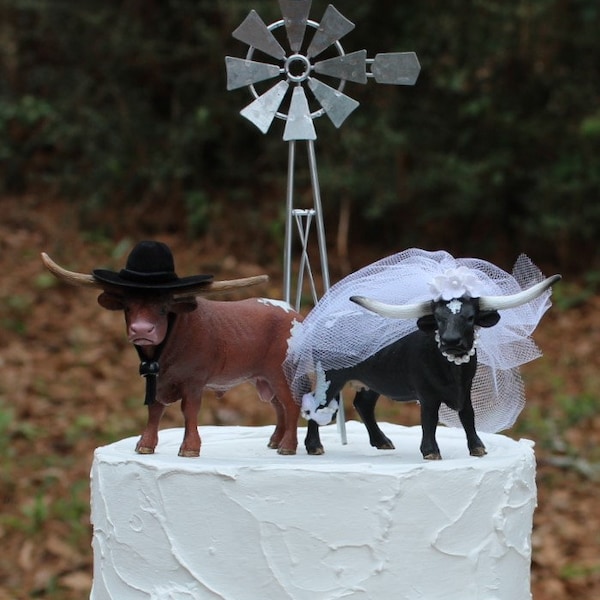 Longhorn Cake Topper - Etsy