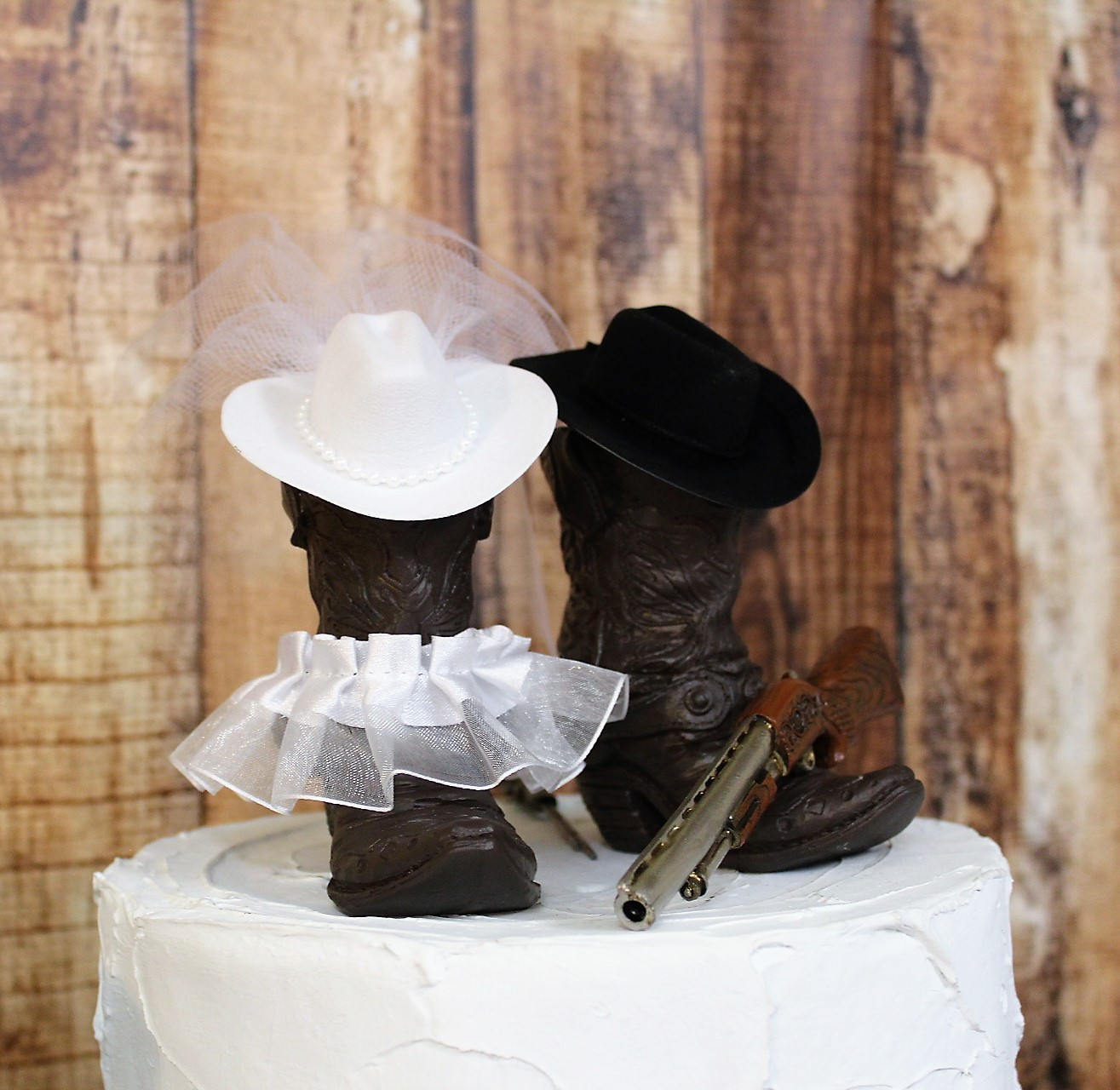 Boots and Gun Cake Topper, Hunting-shotgun Wedding, Rustic Western ...