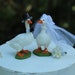 Goose-wedding-cake Topper-bride-groom-farm-animal-funny-unique-barn ...