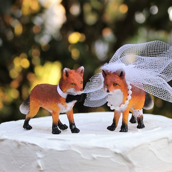 Fox Cake Topper - Etsy