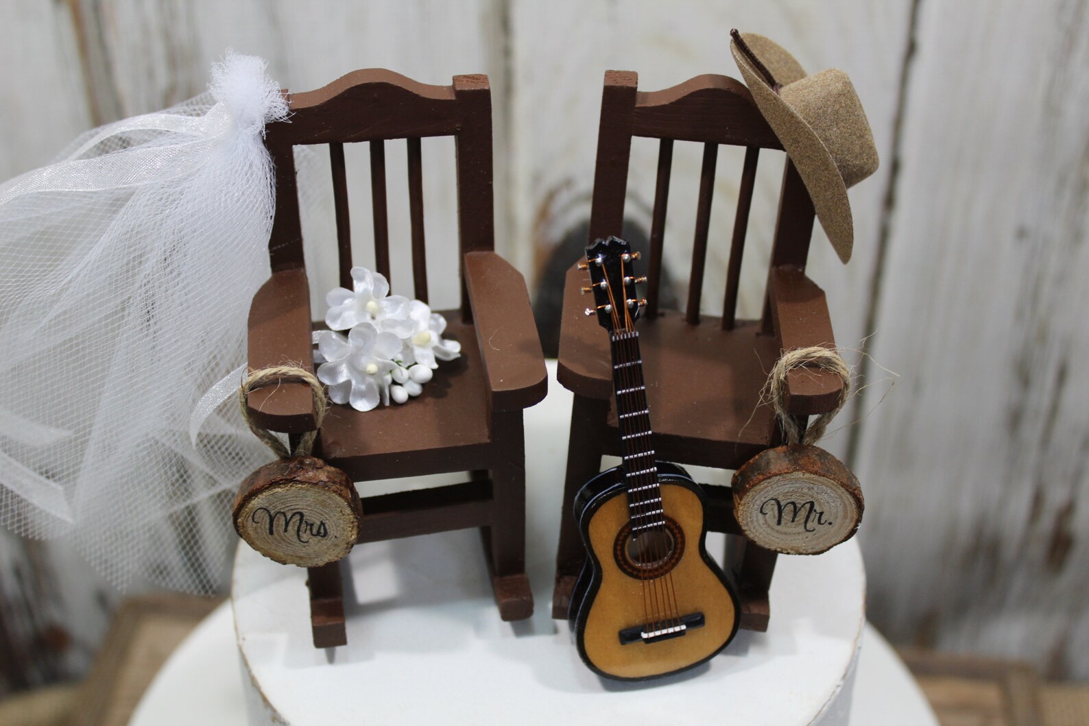 Guitar, Banjo, Violin, Instruments, Musical, Wedding Cake Topper, 6 ...