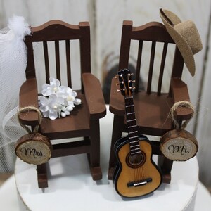 Guitar, Banjo, Violin, Instruments, Musical, Wedding Cake Topper, 6 ...