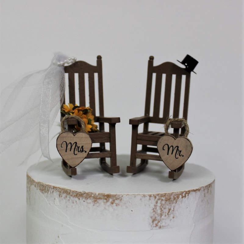 Rocking Chair Cake Topper - Etsy