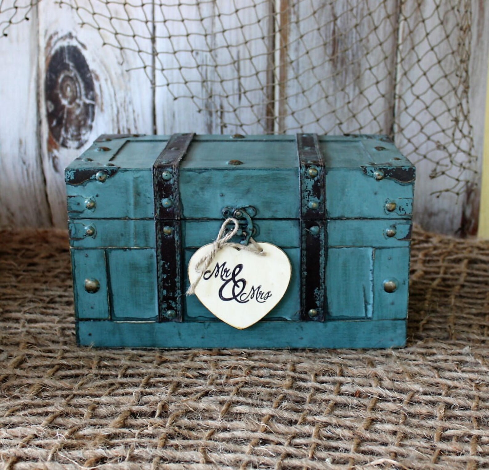 Wedding Wishes Box With Note Cards Shabby Chic Wedding Decor - Etsy