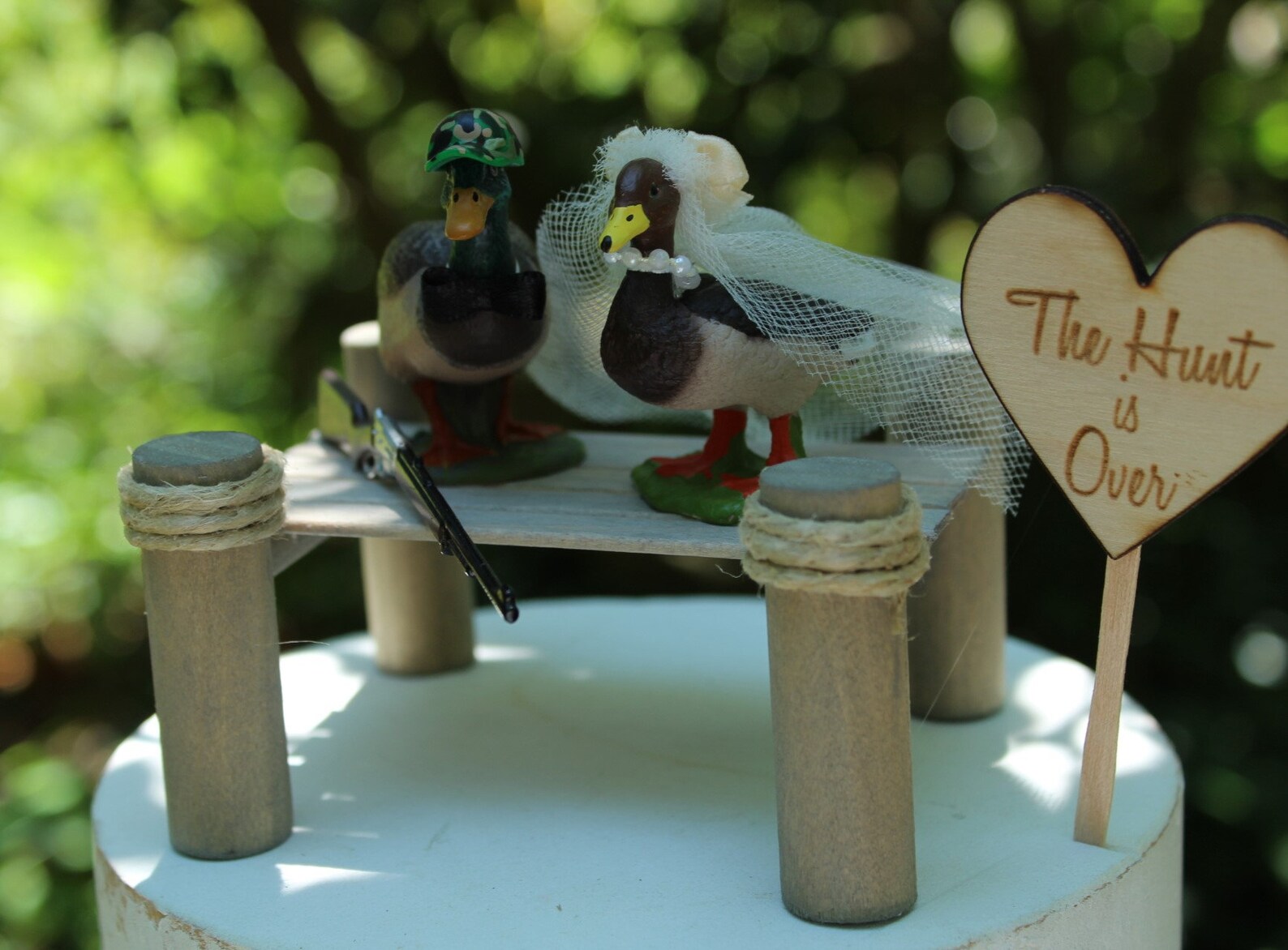 Duck Wedding Cake Topper-hunter-hunting-camouflage-dock-the Hunt is ...