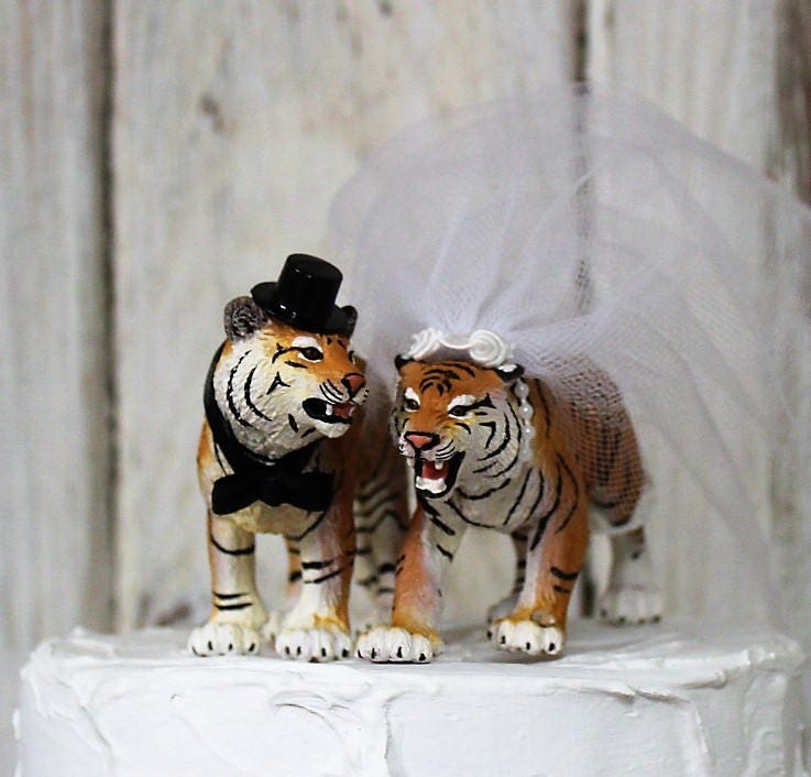 Tiger Cake Topper Wedding Cake Topper Animal Cake Topper - Etsy Canada