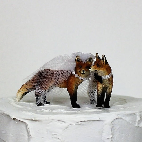 Fox Cake Topper - Etsy