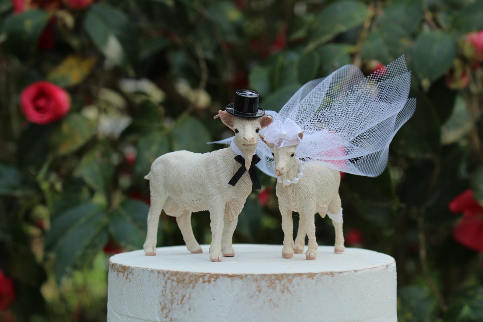 Goat Cake Topper-wedding-farm-animal-billy Goat-nanny Goat-funny-unique ...