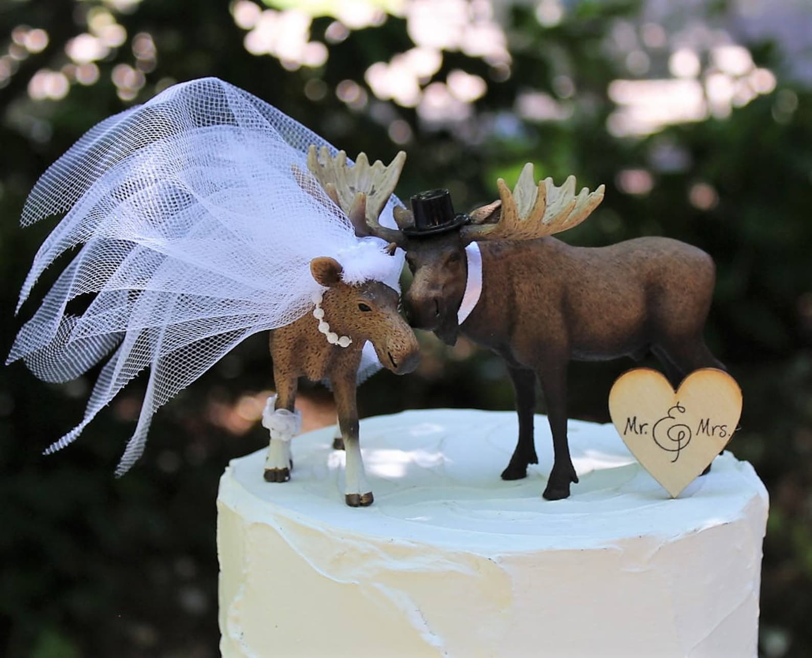 Moose-cake Topper Woodland Cake Topper Animal Cake Topper | Etsy