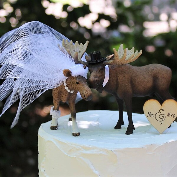 Moose Cake Toppers - Etsy