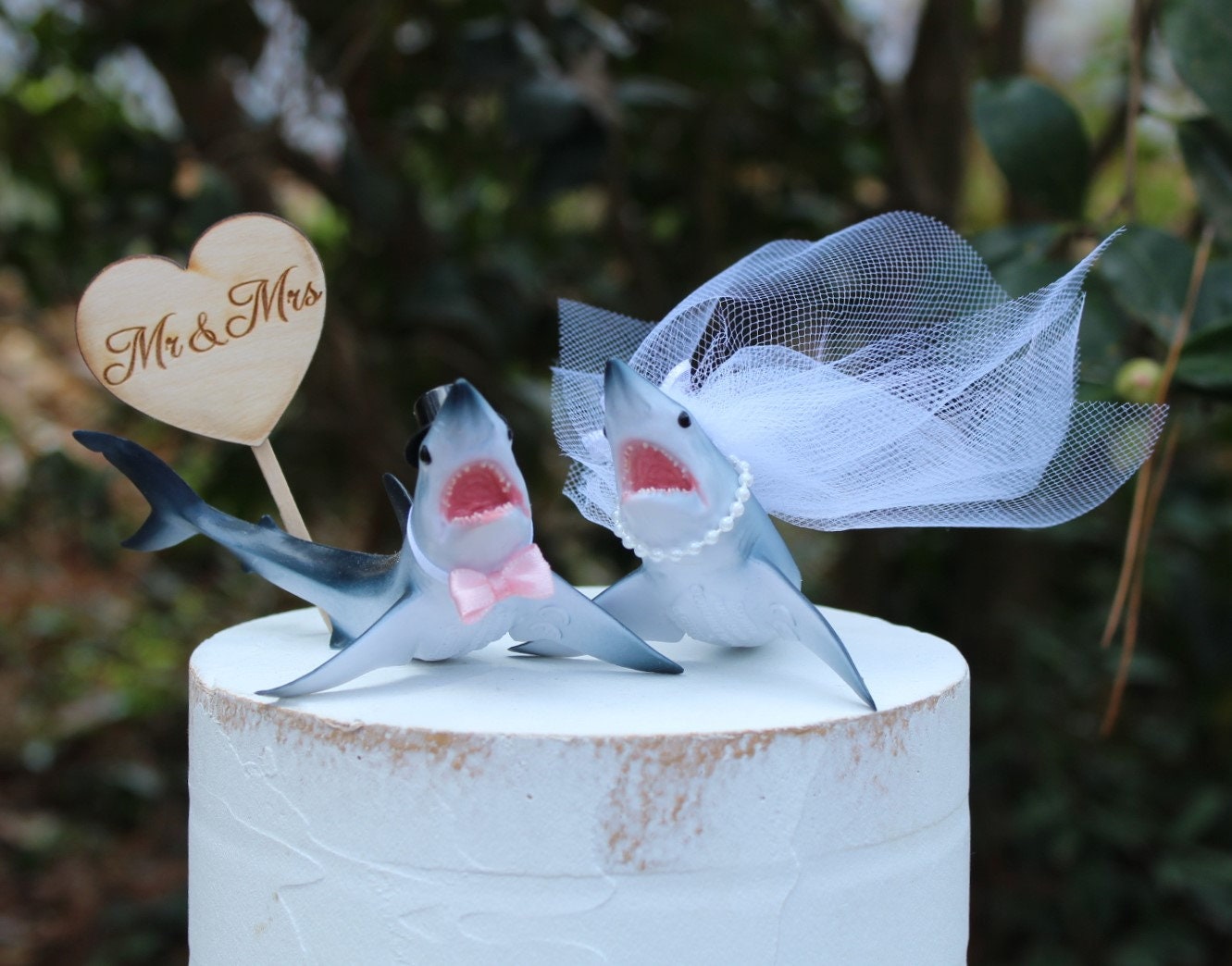 Shark Cake Topper Short Fin Mako Shark-cake Topper Beach | Etsy