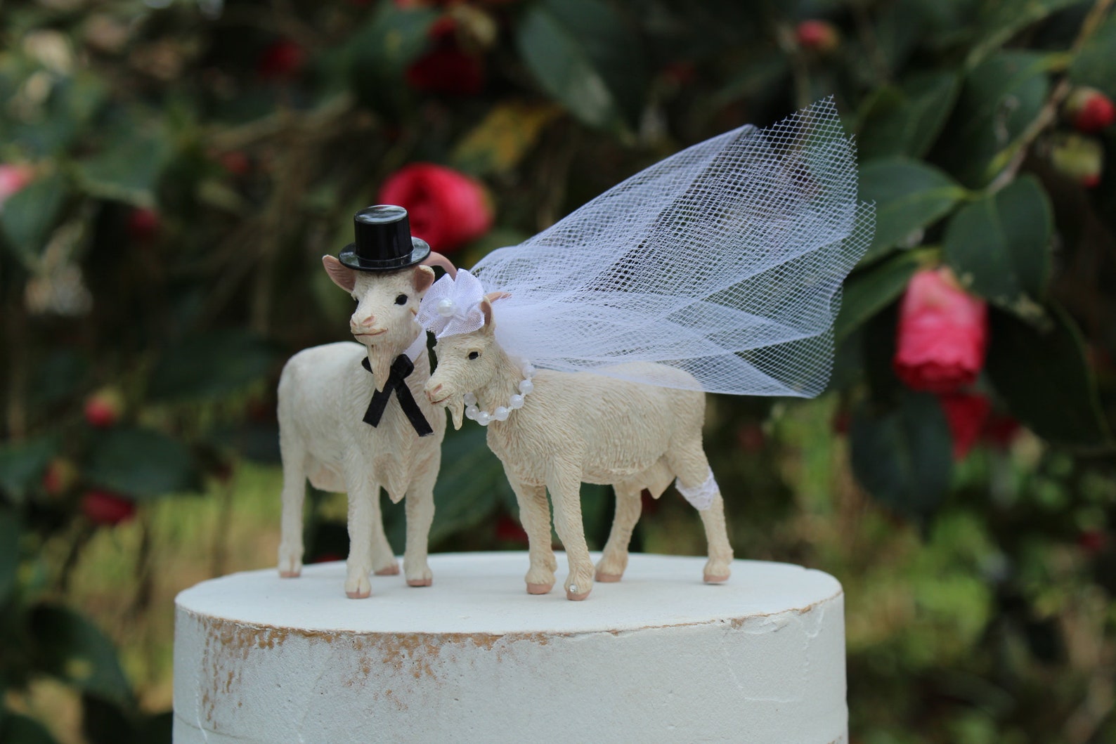 Goat Cake Topper-wedding-farm-animal-billy Goat-nanny Goat-funny-unique ...