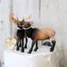 Elk Cake Topper, Wedding Cake Topper, Woodland Cake Topper, Animal Cake ...