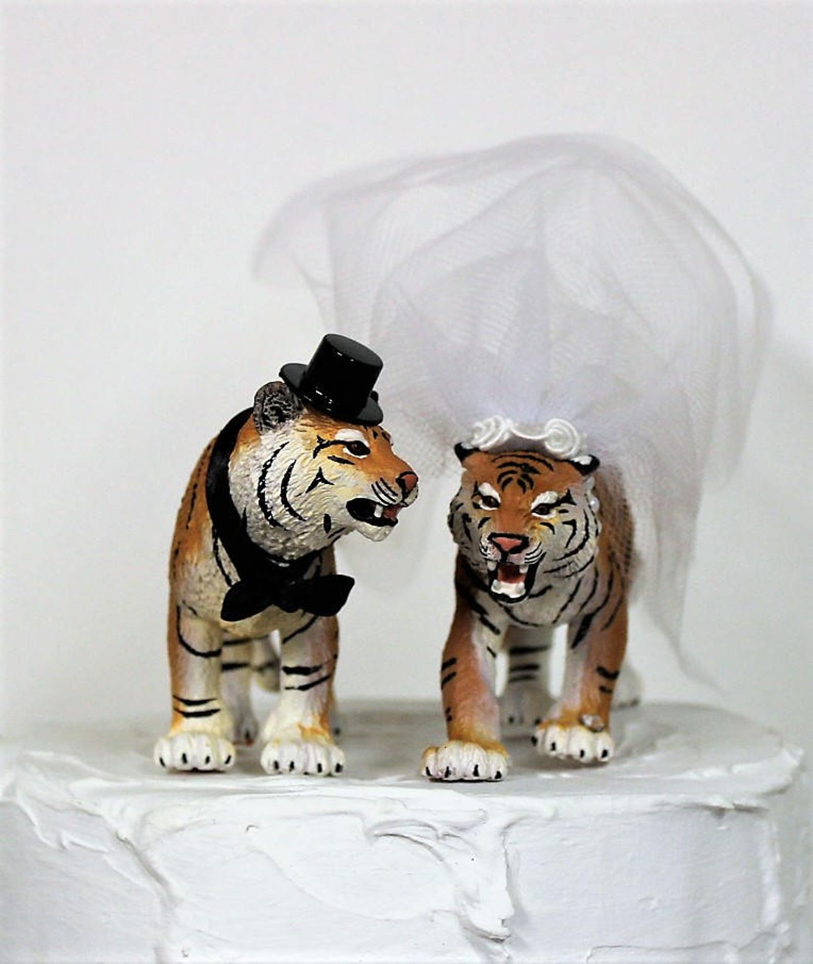 Tiger Cake Topper Wedding Cake Topper Animal Cake Topper - Etsy