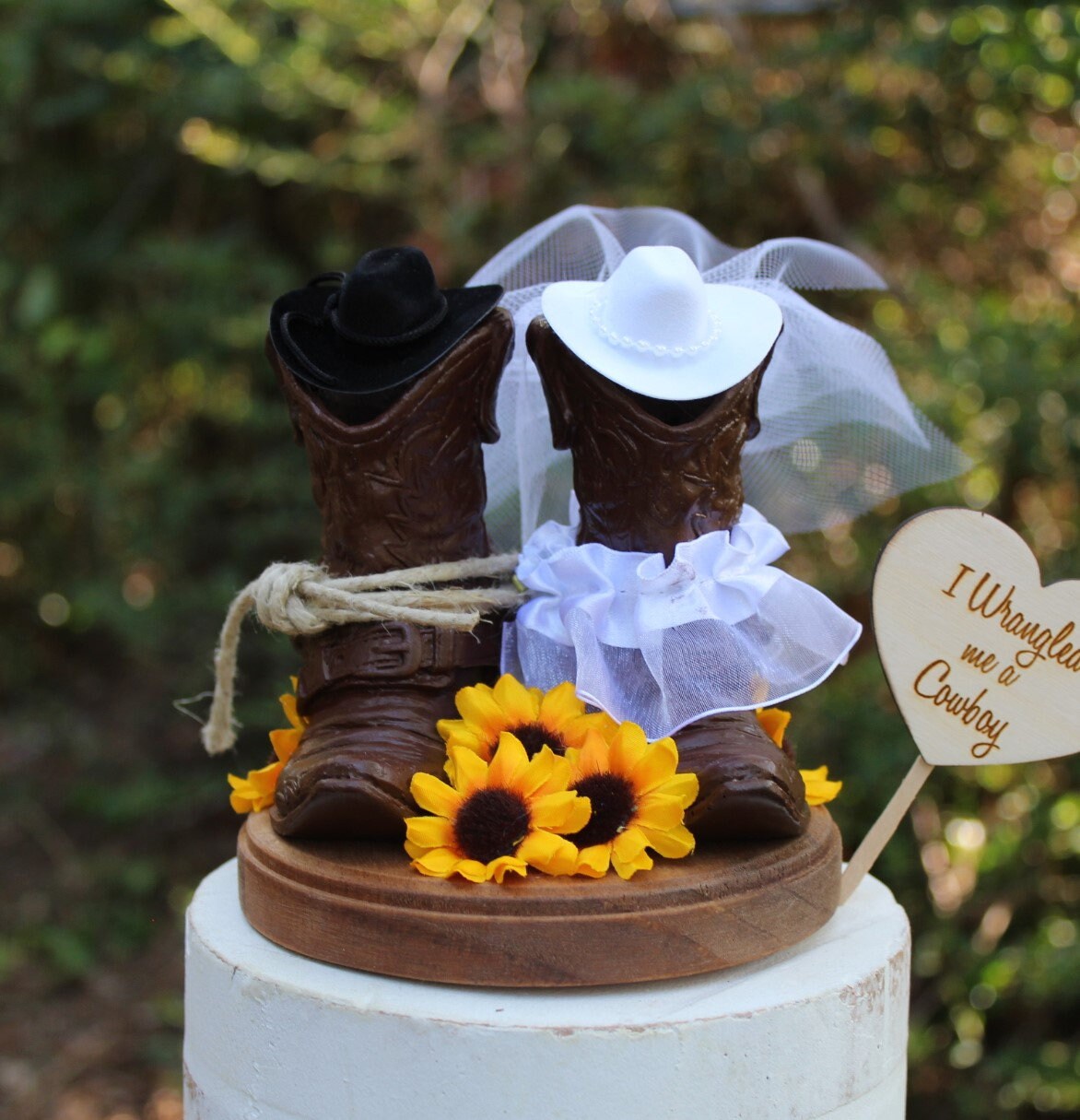 Paper & Party Supplies Party Décor Cowboy wedding rodeo cake topper ...
