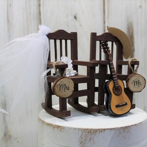 Guitar, Banjo, Violin, Instruments, Musical, Wedding Cake Topper, 6 ...