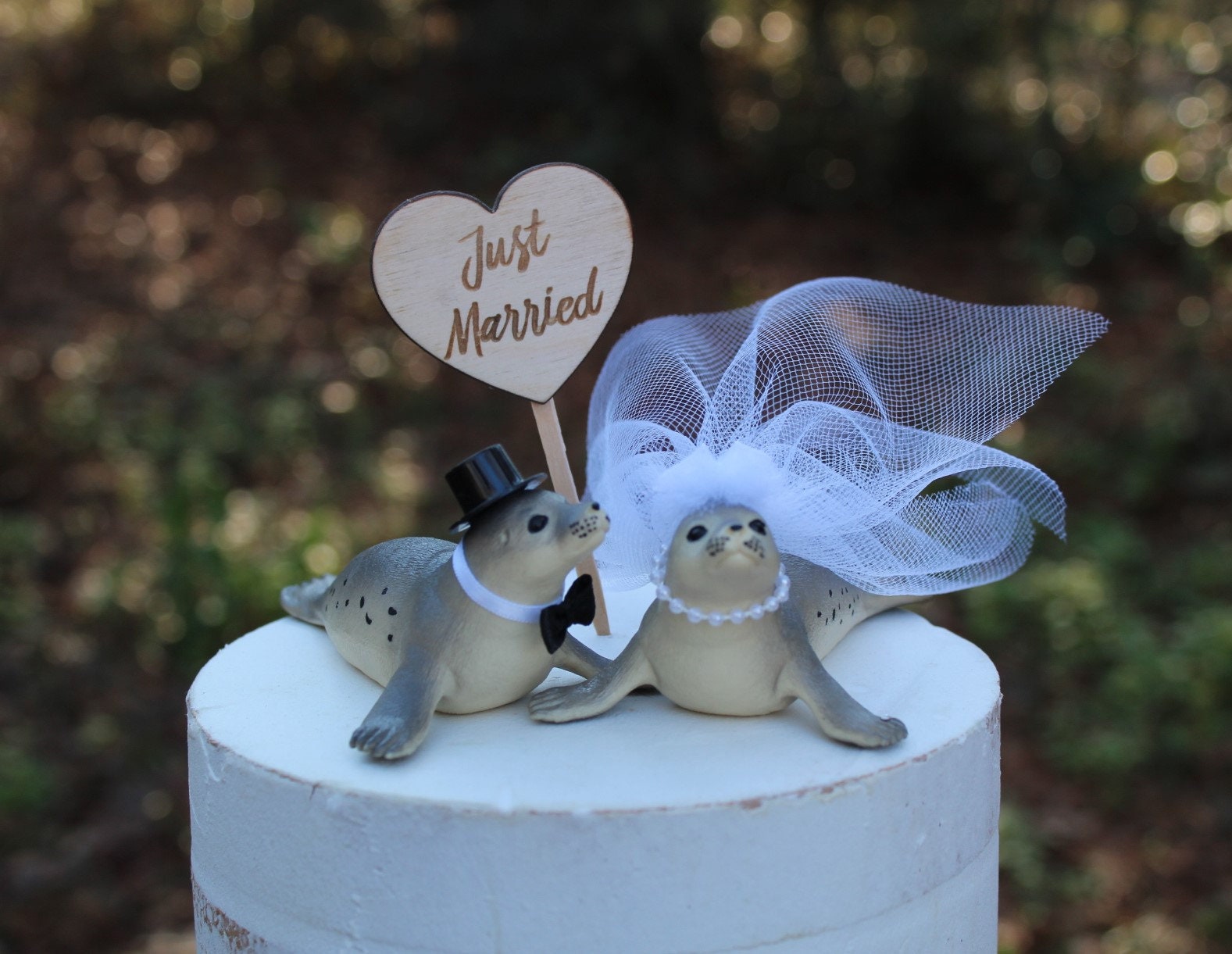 Animal Wedding Cake Toppers