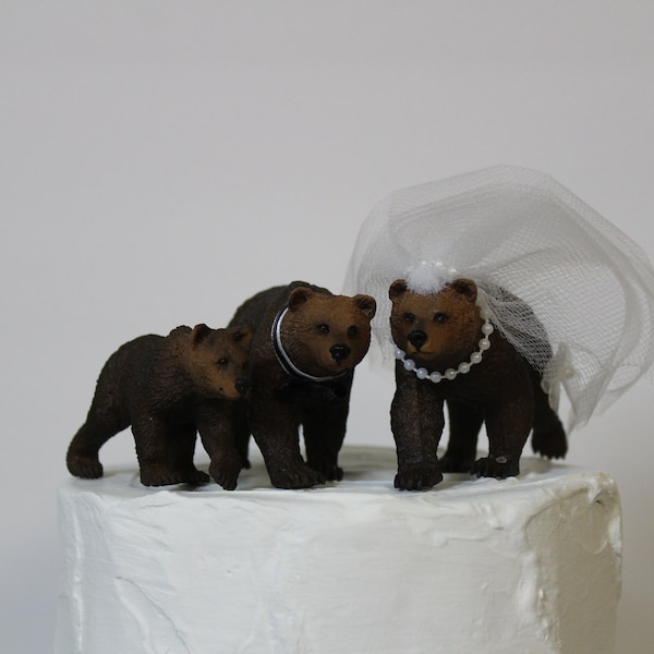 Bear Cake Topper - Etsy