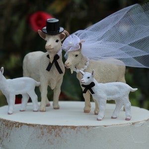 Goat Cake Topper-family-animal-kid Goat-billy Goat-nanny Goat-funny ...