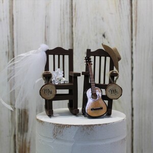 Guitar, Banjo, Violin, Instruments, Musical, Wedding Cake Topper, 6 ...