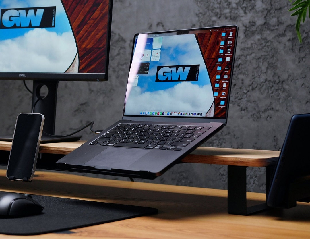 Laptop Raiser, Adjustable Stand Office Decor, Ergonomic Desk Accessory ...