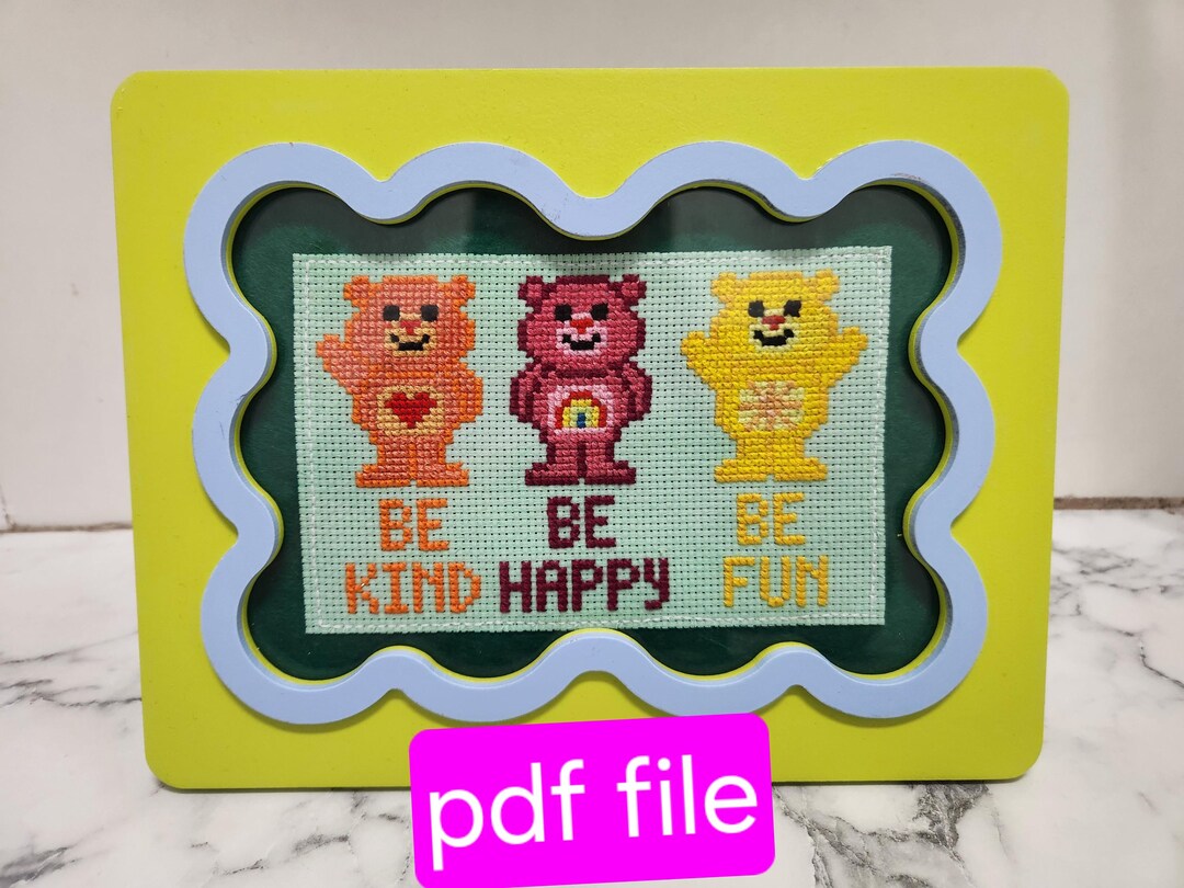 1980's Carebears Tenderheart Bear Cheer Bear Funshine Bear ,simple Easy ...