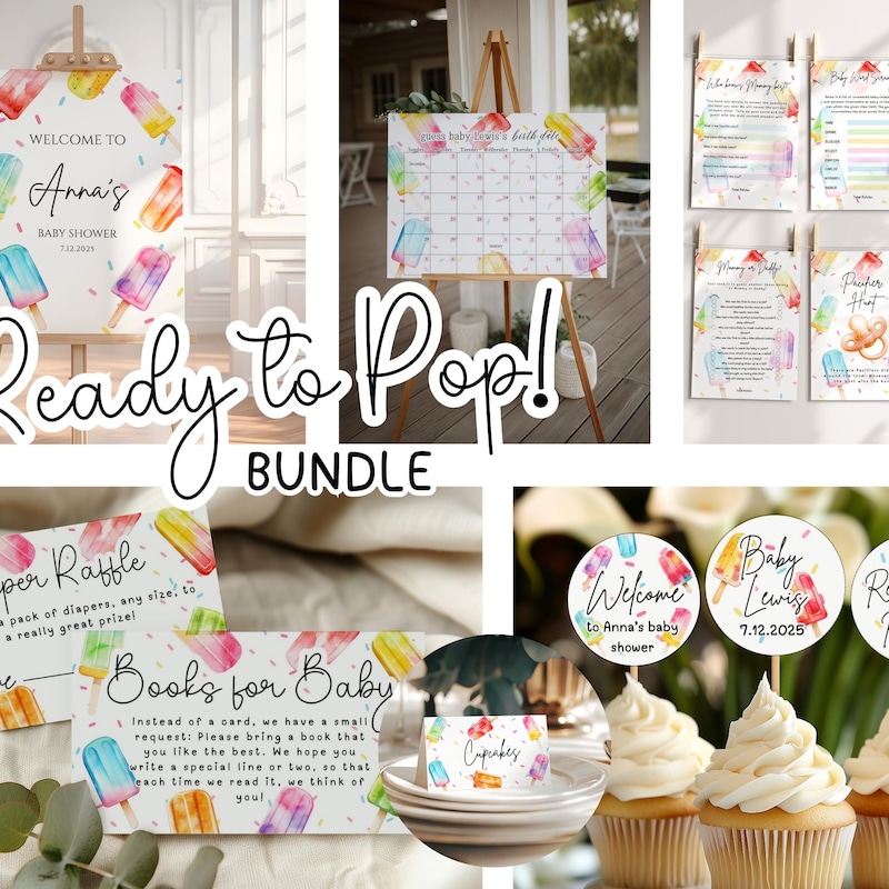 Popsicle Baby Shower - Etsy