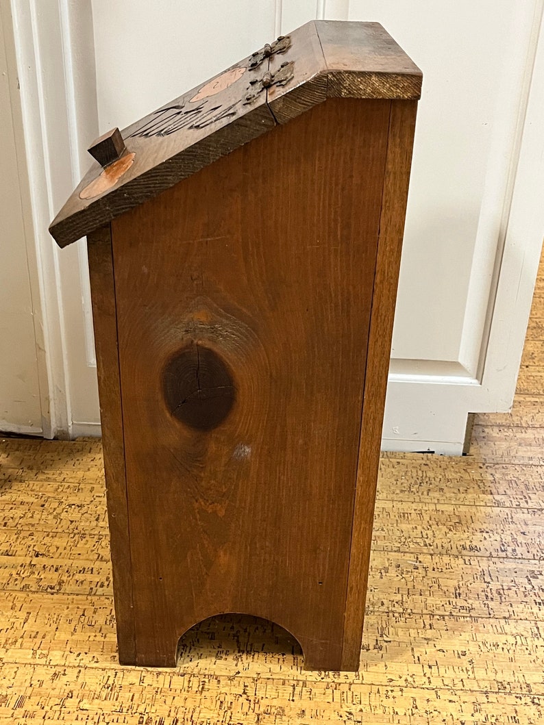 Vintage Wooden Potato Bin - Etsy