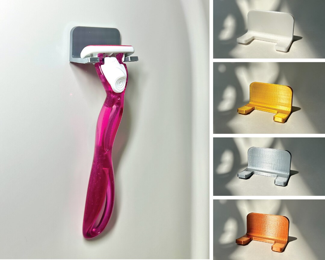 Wall Mounted Razor Holder for Bathroom Organization and Shower ...
