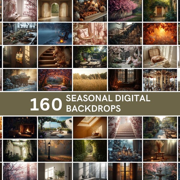 Seasonal Backdrops - Etsy UK