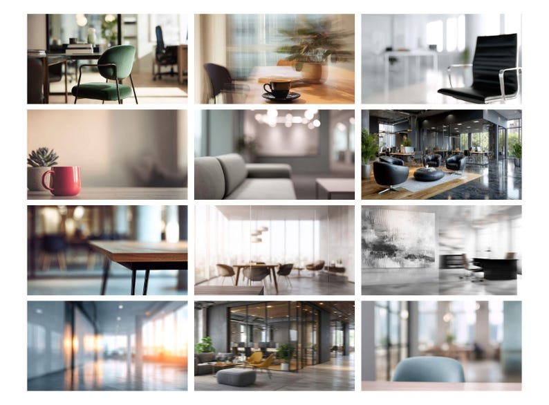 48 Modern Office Digital Backdrops – Professional Zoom Backgrounds ...