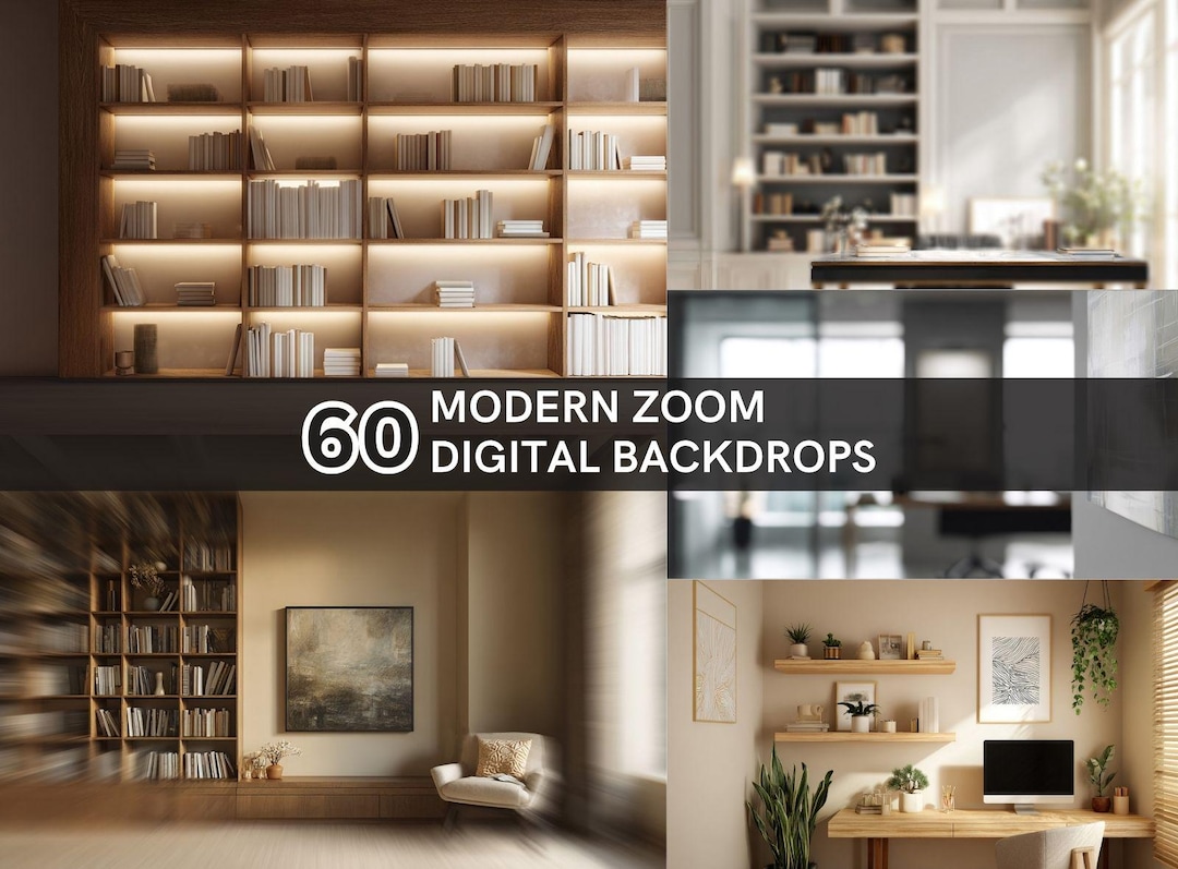 60 Modern Zoom Digital Backdrops – Virtual Office Backgrounds ...