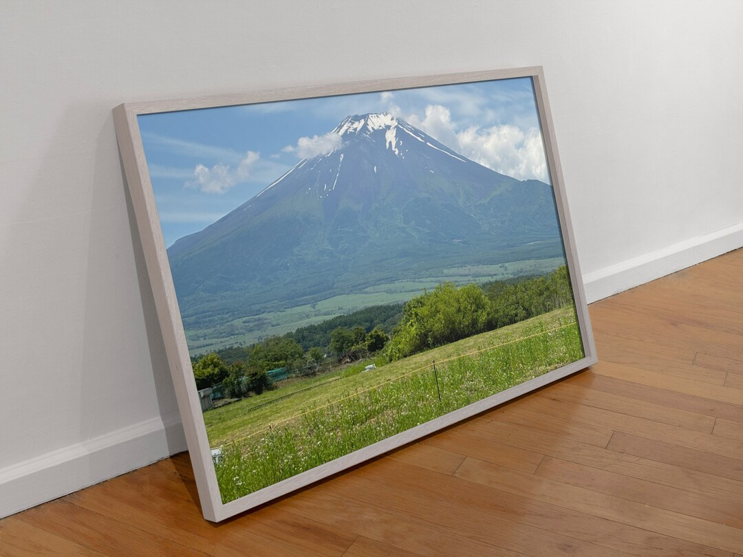 Framed Picture Mount Fuji Japan Scenery Gift for Her Housewarming Gift ...