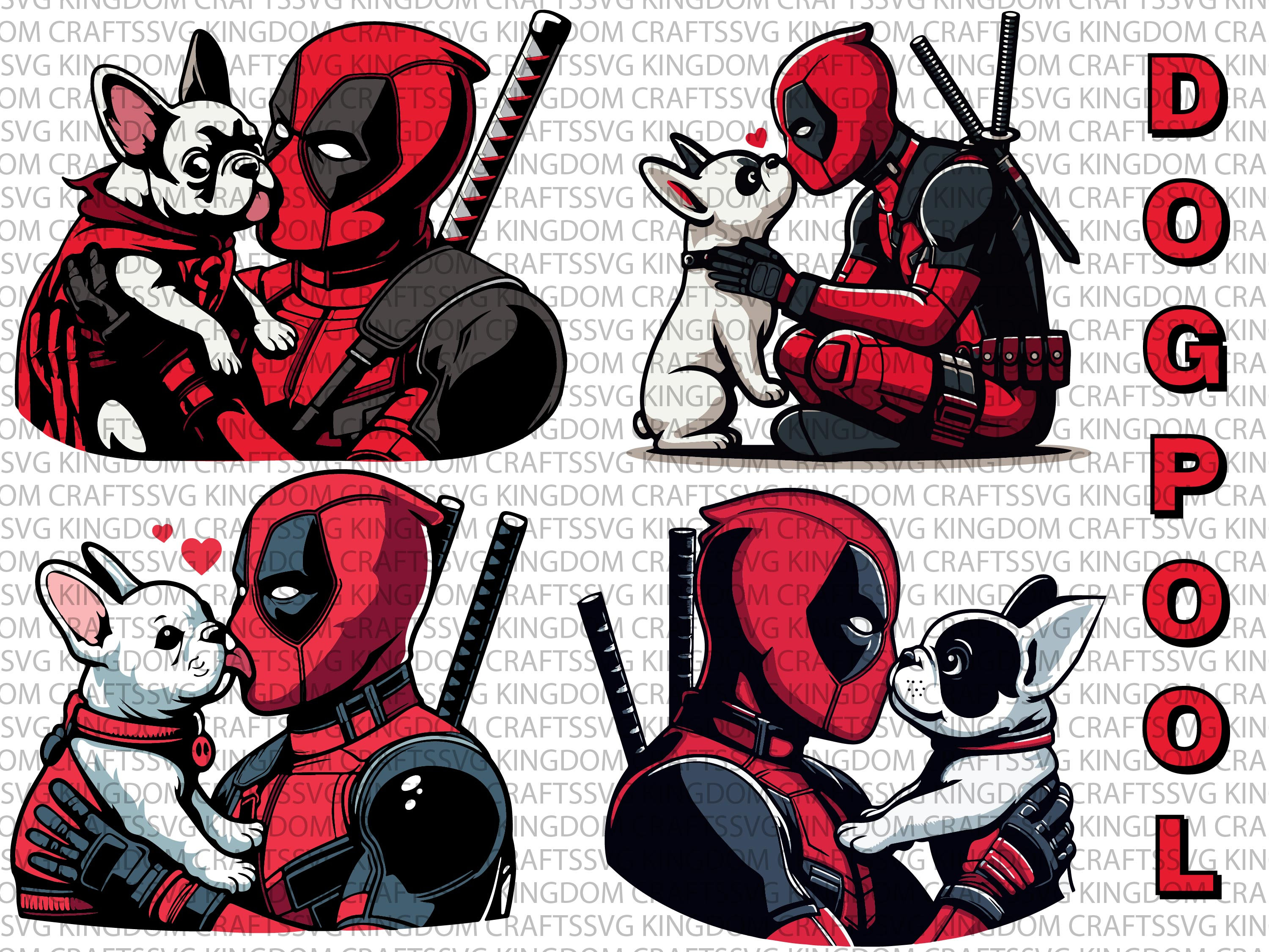 Deadpool and Dogpool Svg, Deadpool Svg, Dogpool Svg, Wolverine - Etsy