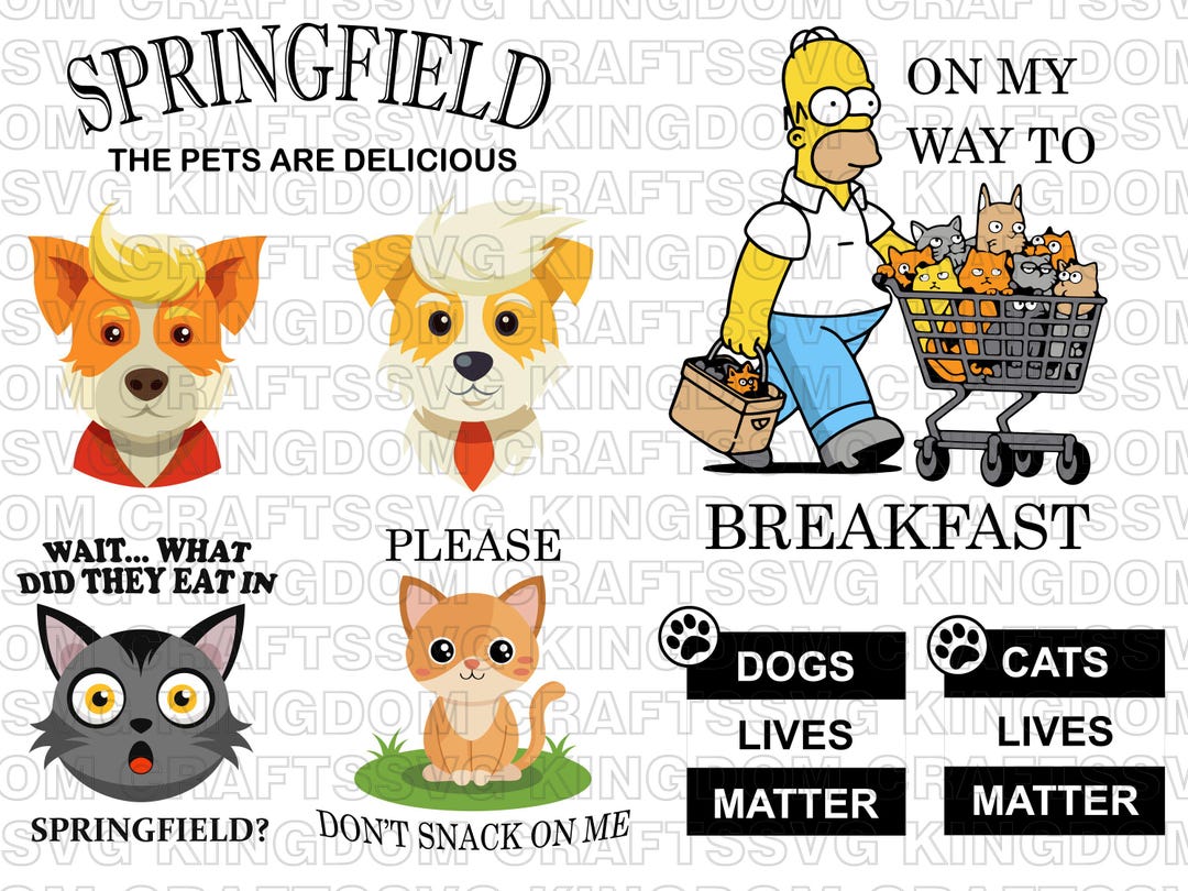 Springfield SVG Set Political & Pop Culture Bundle With Madam President ...