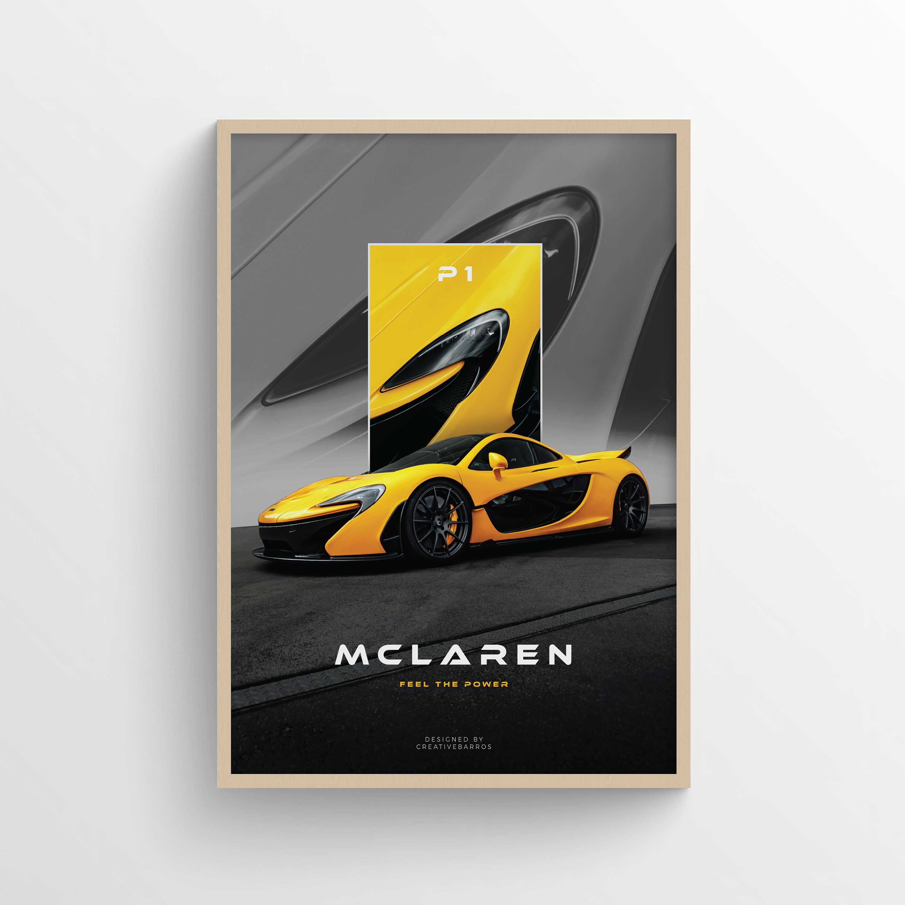 Mclaren Poster | Digital Download | Hyper Car Poster | Super Car Print ...