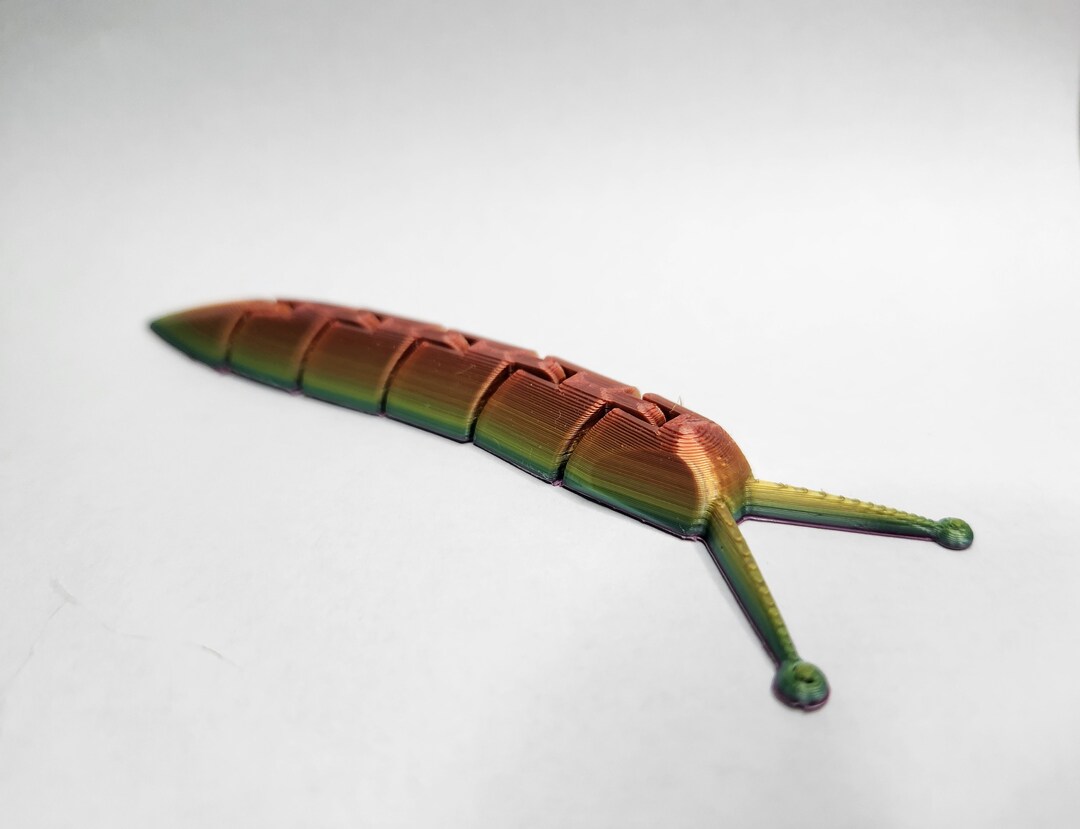 3D Printed Articulated Slug - Etsy