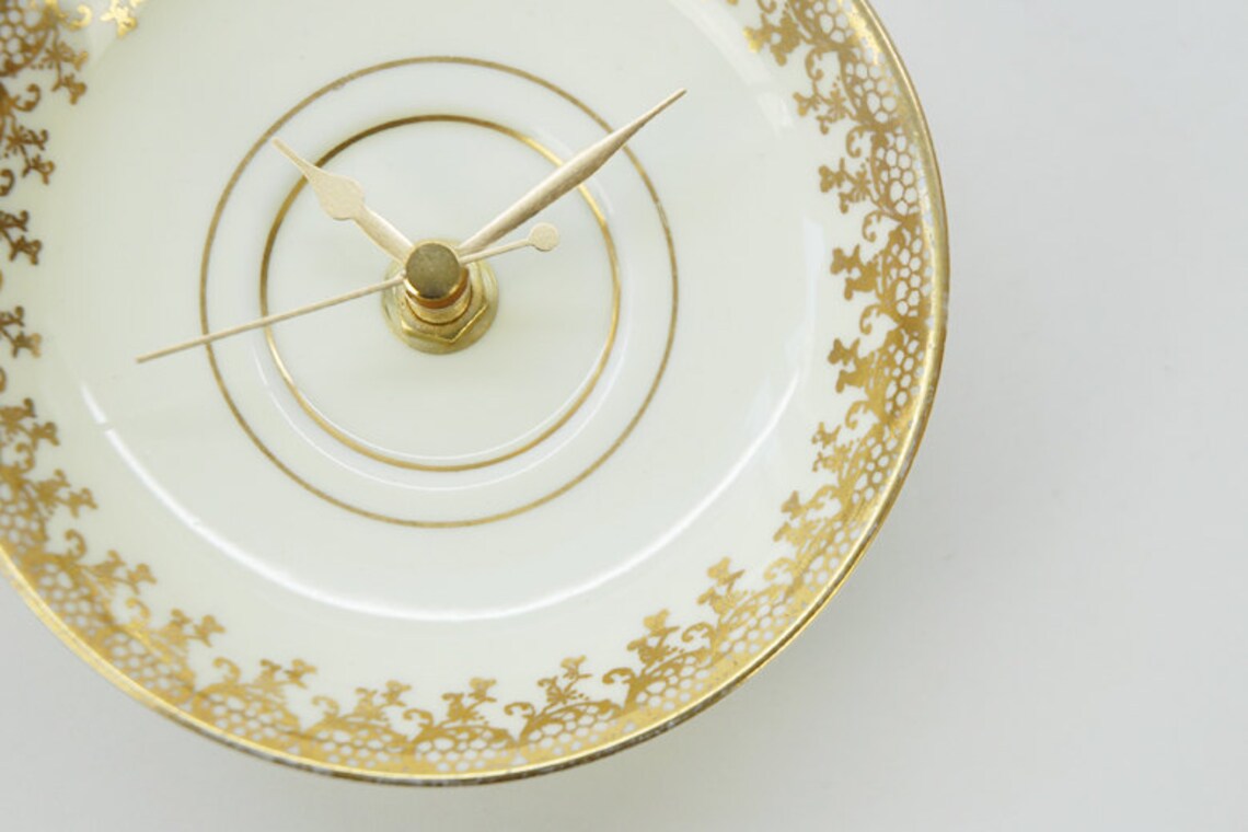 Vintage Plate Clock | Etsy