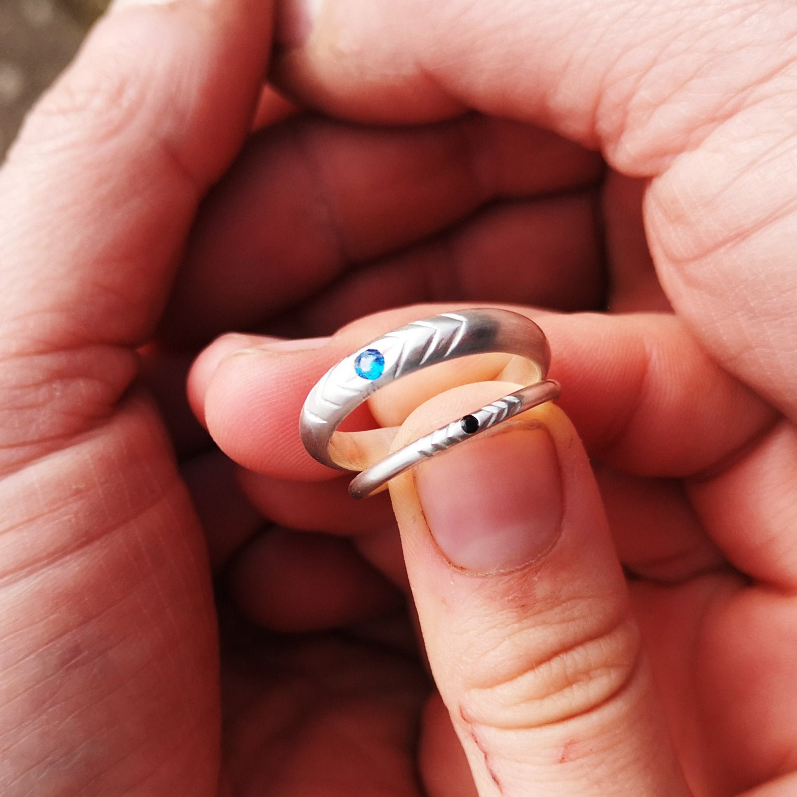 Father and Son Rings - Etsy