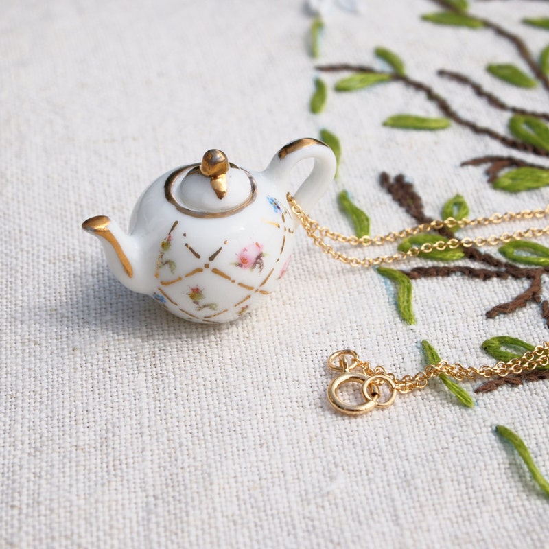 Tea Necklace - Etsy