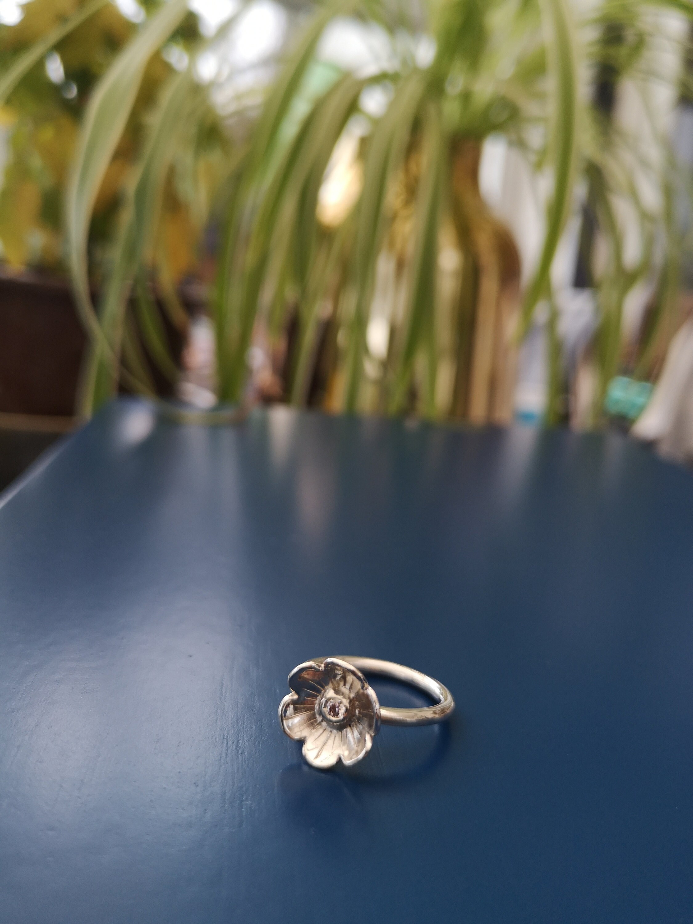 Child's Flower Ring Girls Ring Child's Ring Silver - Etsy