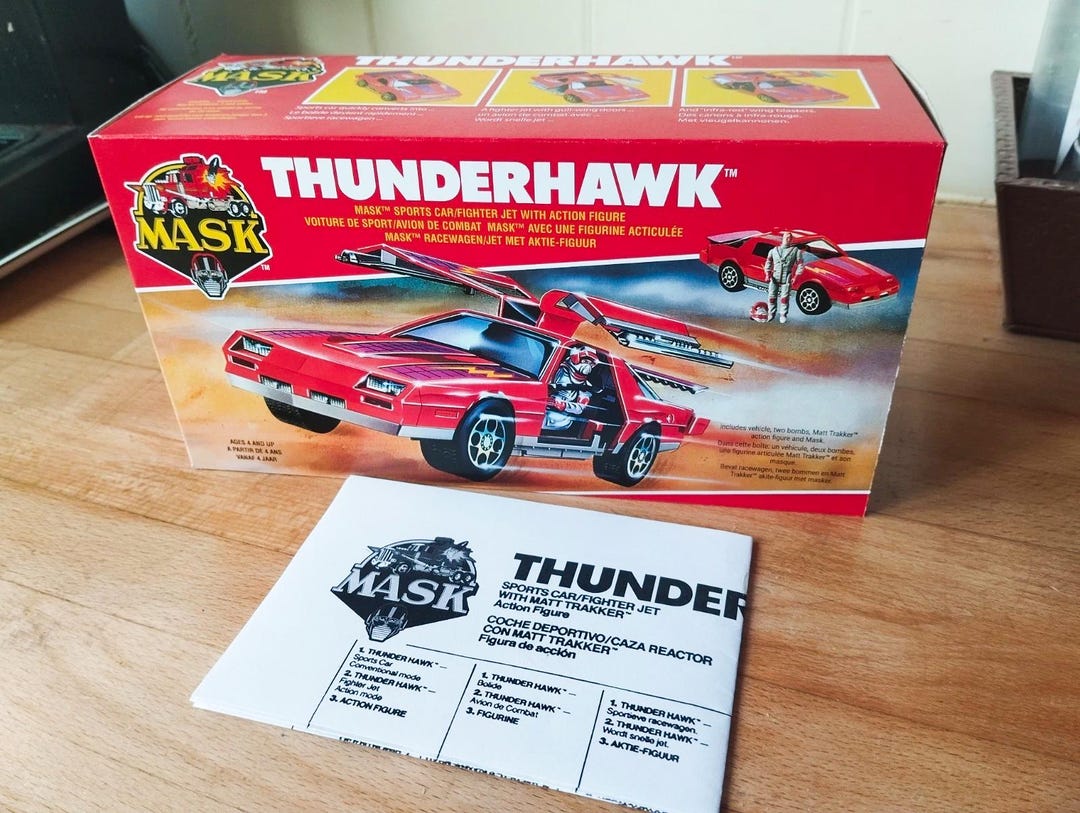 MASK, Kenner, THUNDERHAWK, Repro Box - Etsy